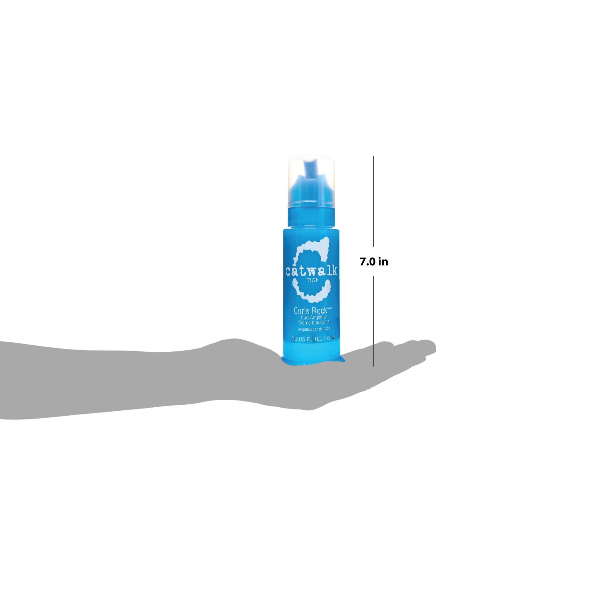 TIGI Catwalk Curls Rock Amplifier - For Defined Curls & Waves, Enhances Natural Texture, Provides Hold & Control, Humidity & Heat Protection, 4 oz (Pack of 2)