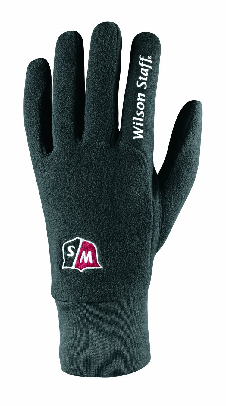 Wilson Staff Men's Rain and Winter Golf Gloves (Small, Black)