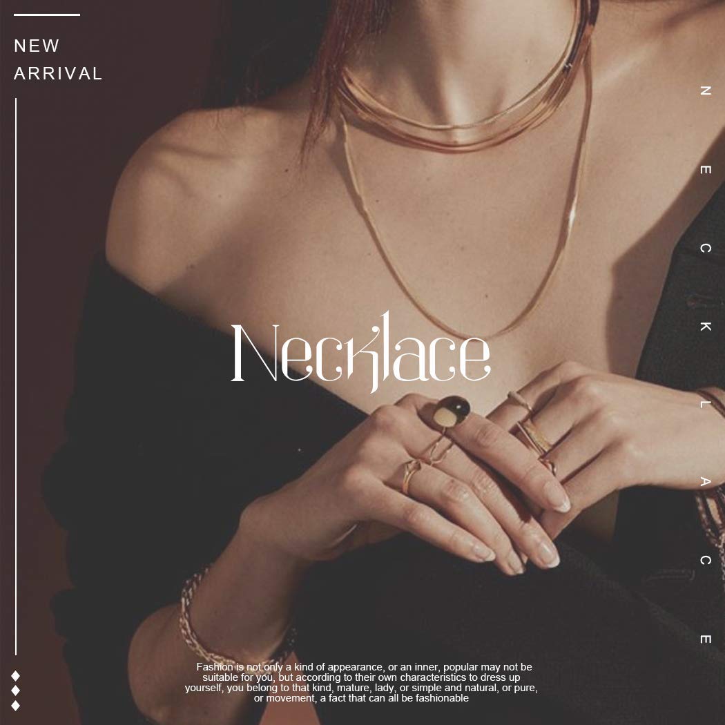 Zehope Layered Y Necklace Silver Rhinestone Necklaces Sparkly Long Elegant Necklace for Women