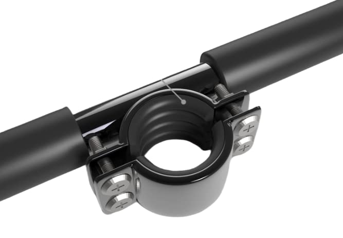 WELLSTRONG Kid Safe Handle Adjustable Grips Bar with Warning Light Replacement for Ninebot Segway ES1 ES2 ES3 ES4 Electric Scooter Children's Handrail - Black