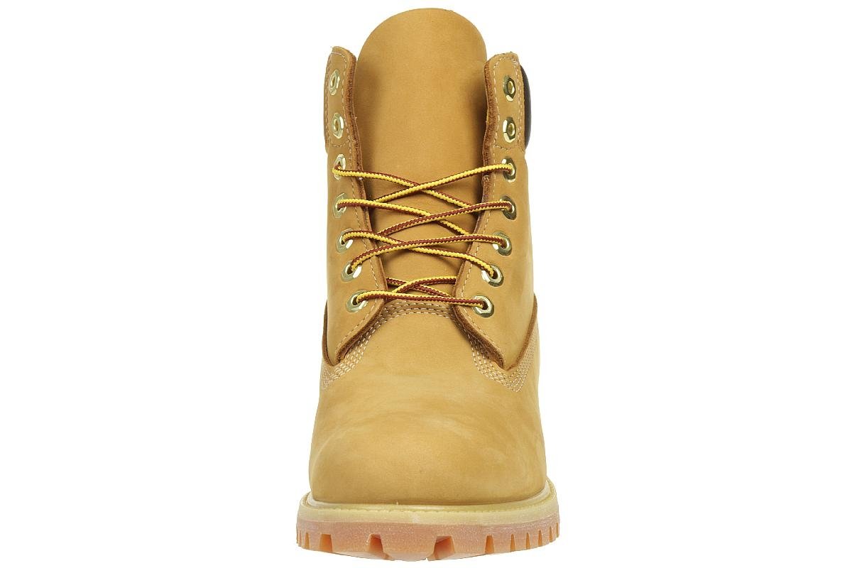 Timberland Men's 6 inch Premium Waterproof Boot Fashion, Wheat Nubuck, 10