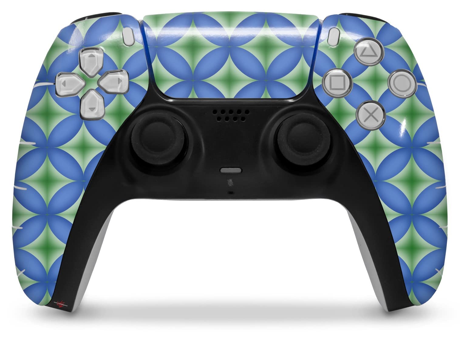 WraptorSkinz Skin Wrap compatible with Sony PS5 DualSense Controller Kalidoscope 02 (CONTROLLER NOT INCLUDED)