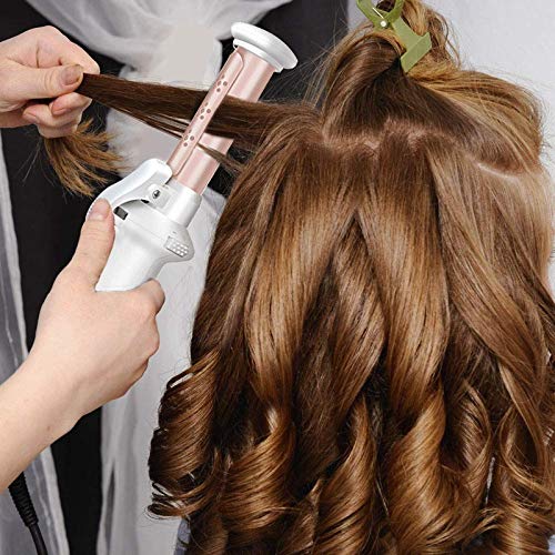 YZRL Cordless Curling Iron 1-Inch Ceramic Curling Wand Professional 2 in 1 Mini Hair Curler for Loose Curls USB Rechargeable Portable