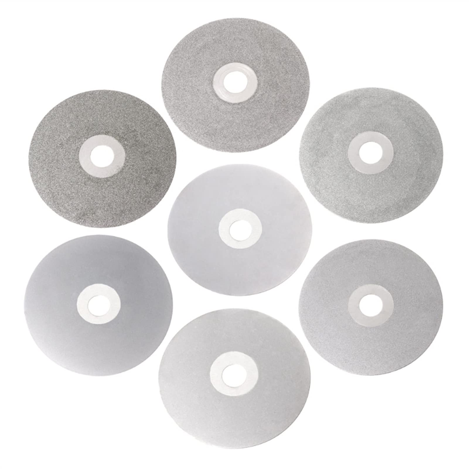 XENITE Grinding and Polishing Head 4" 100mm 80-2000# Diamond Coated Flat Lap Wheel Lapidary Polishing Grinding Disc Polishing