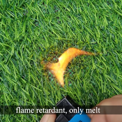 turfloid Quality Artificial Grass 0.8", Sample Piece, Indoor Outdoor Synthetic Fake Grass Rug Turf Mat Roll for Garden Home Decor