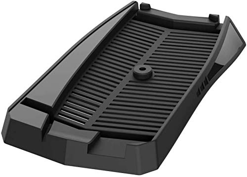 Vertical Stand Holder for PS5 Ultra HD Console with Built-in Cooling Vents and Non-Slip Feet for Sony Playstation 5 Ultra HD Console (CD-ROM Version)