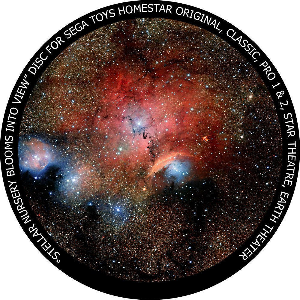 Stellar Nursery Blooms into View - disc for Sega Toys Homestar Classic/Flux/Original Planetarium