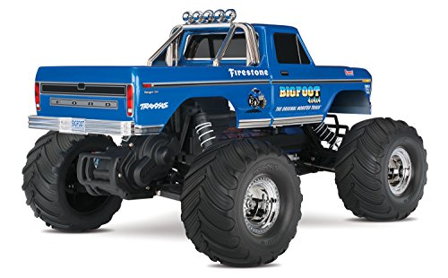 Traxxas 36034-1 Bigfoot No. 1 2WD 1/10 Scale Monster Truck Vehicle, Blue