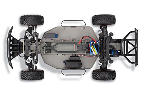 Traxxas 58076-4 Blue Slash 2WD 1/10 Brushless Short Course Truck with TQi 2.4GHz Radio/TSM, Blue