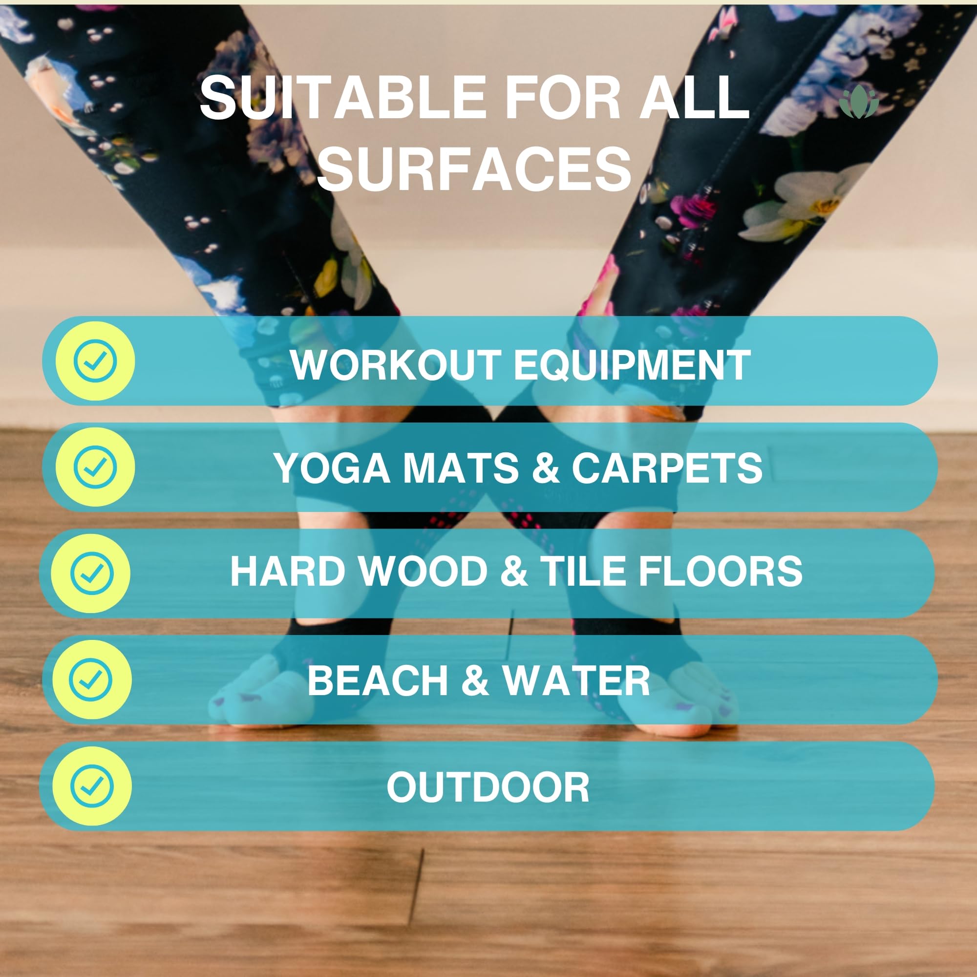Tucketts Allegro Toeless Non-Slip Grip Socks - Anti Skid Yoga, Barre, Pilates, Home & Leisure, Pedicure - S/M - 1 pair Twilight Dot