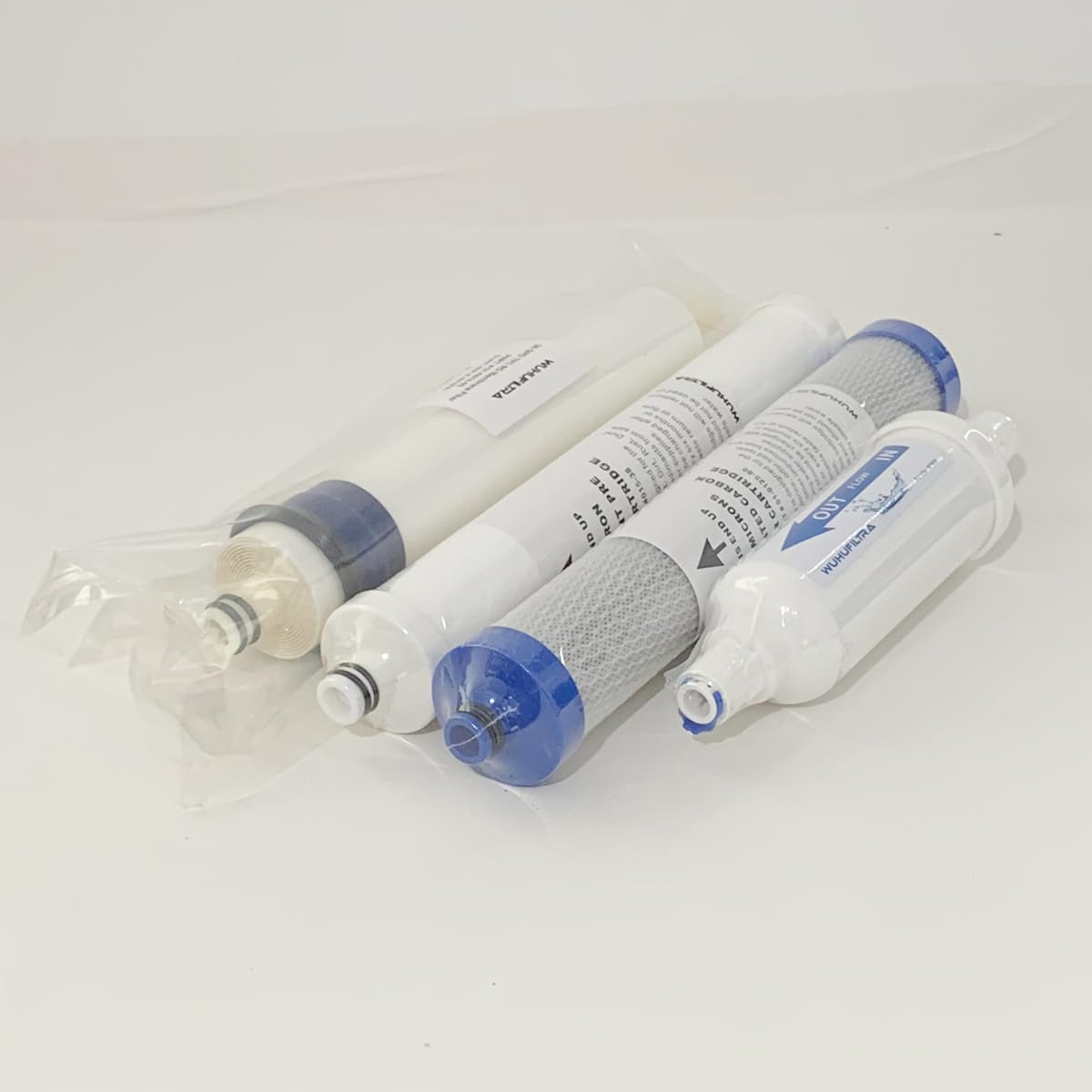 WUHUFILTRA Culligan Compatible AC-30 Reverse Osmosis System Replacement Full Filters Set With Membrane