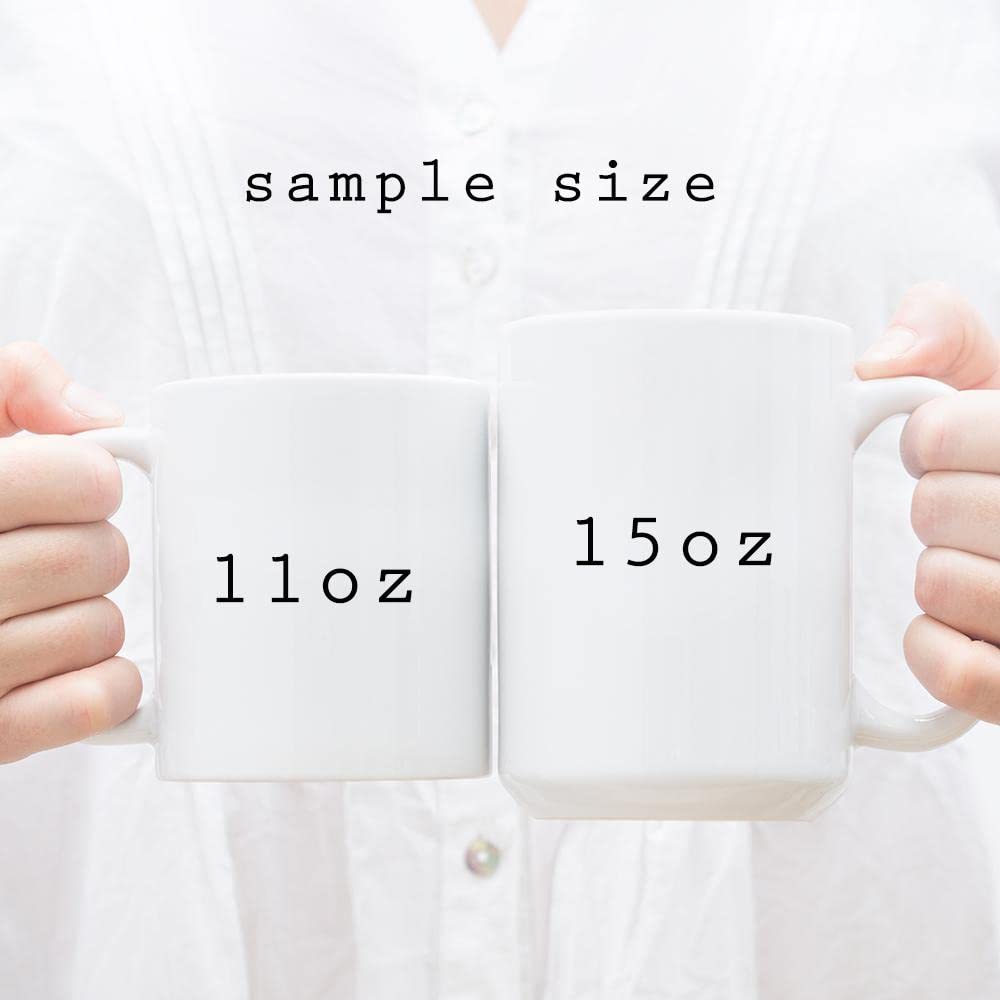 You're Still Talking Ceramic Coffee Mug (15 oz, Blue)