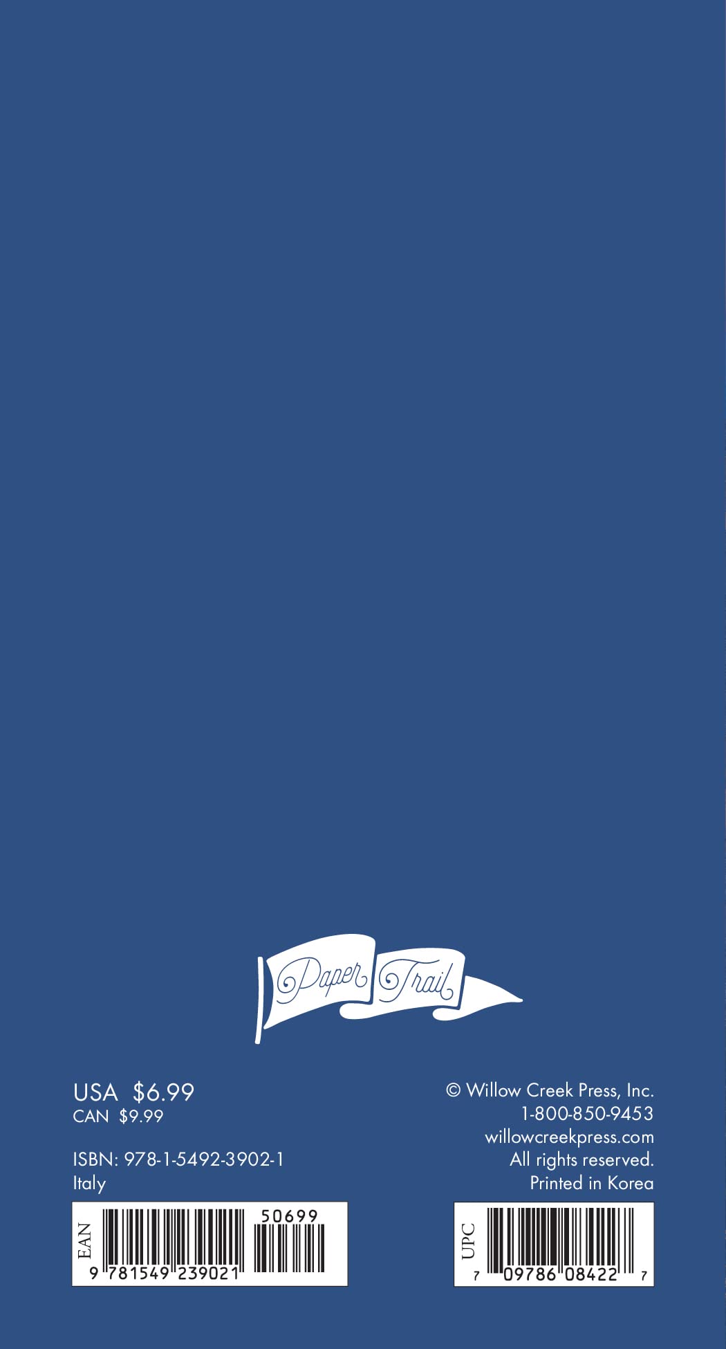 Willow Creek Press Italy 2-Year January 2024 - December 2025 Monthly Pocket Planner (3.5" x 6.5")