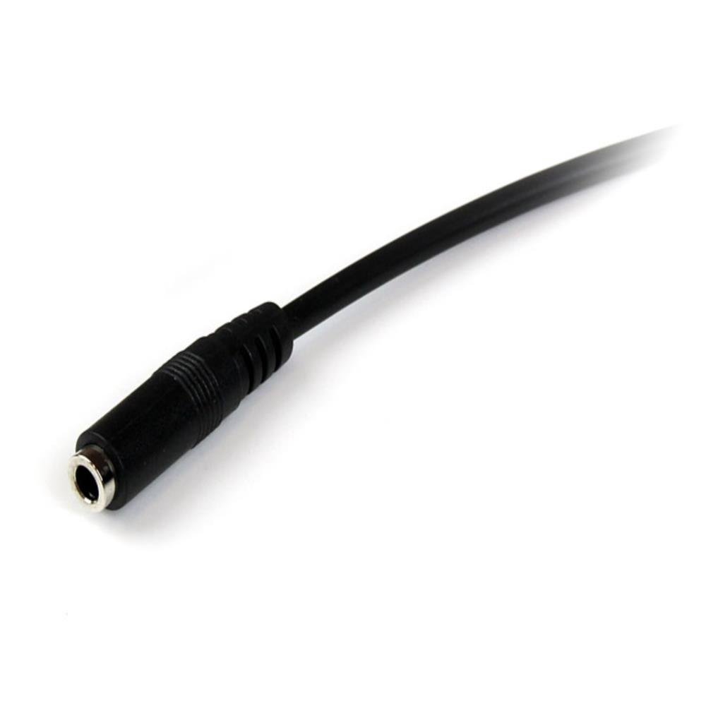 StarTech.com 3.5mm 4 Position to 2X 3 Position 3.5mm Headset Splitter Adapter & .com 2m 3.5mm 4 Position TRRS Headset Extension Cable