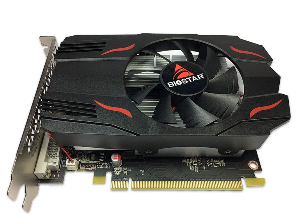 VIEW MAX Biostar Radeon RX 550 4GB GDDR5 128-Bit DirectX 12 PCI Express 3.0 DVI-D Dual Link, HDMI, DisplayPort, Gaming Edition