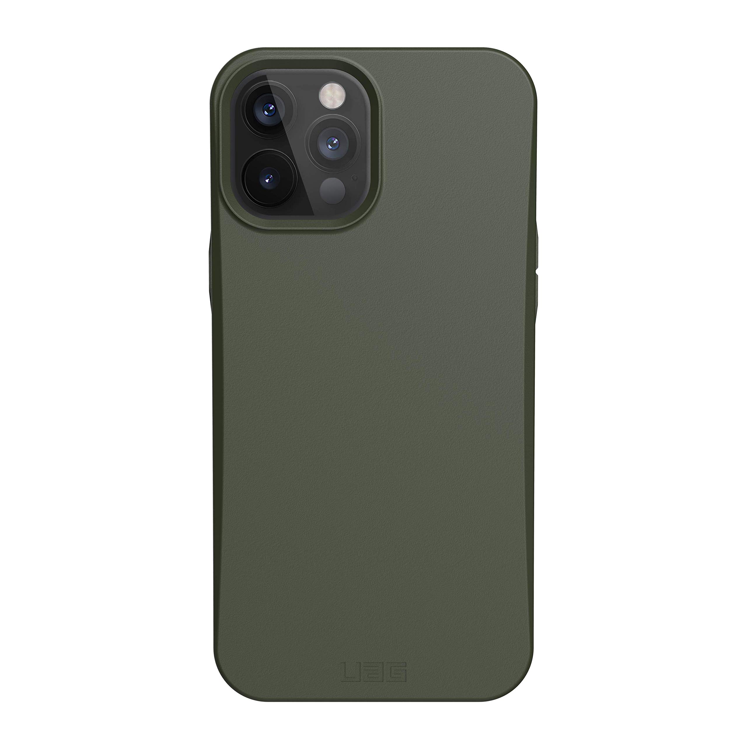 URBAN ARMOR GEAR UAG Designed for iPhone 12 Pro Max Case [6.7-inch screen] Eco-Friendly Rugged Ultra Slim Outback Protective Cover, Olive