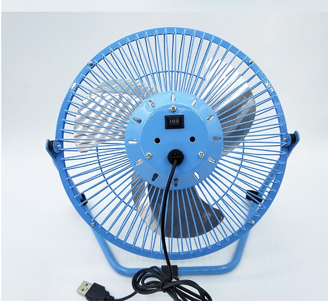 TAEPKY 4'' USB Desk Personal Fan,USB Powered Portable Fan, Mini USB Desk Table Fan, Mini Table Fan for Office Desk Bedroom Home