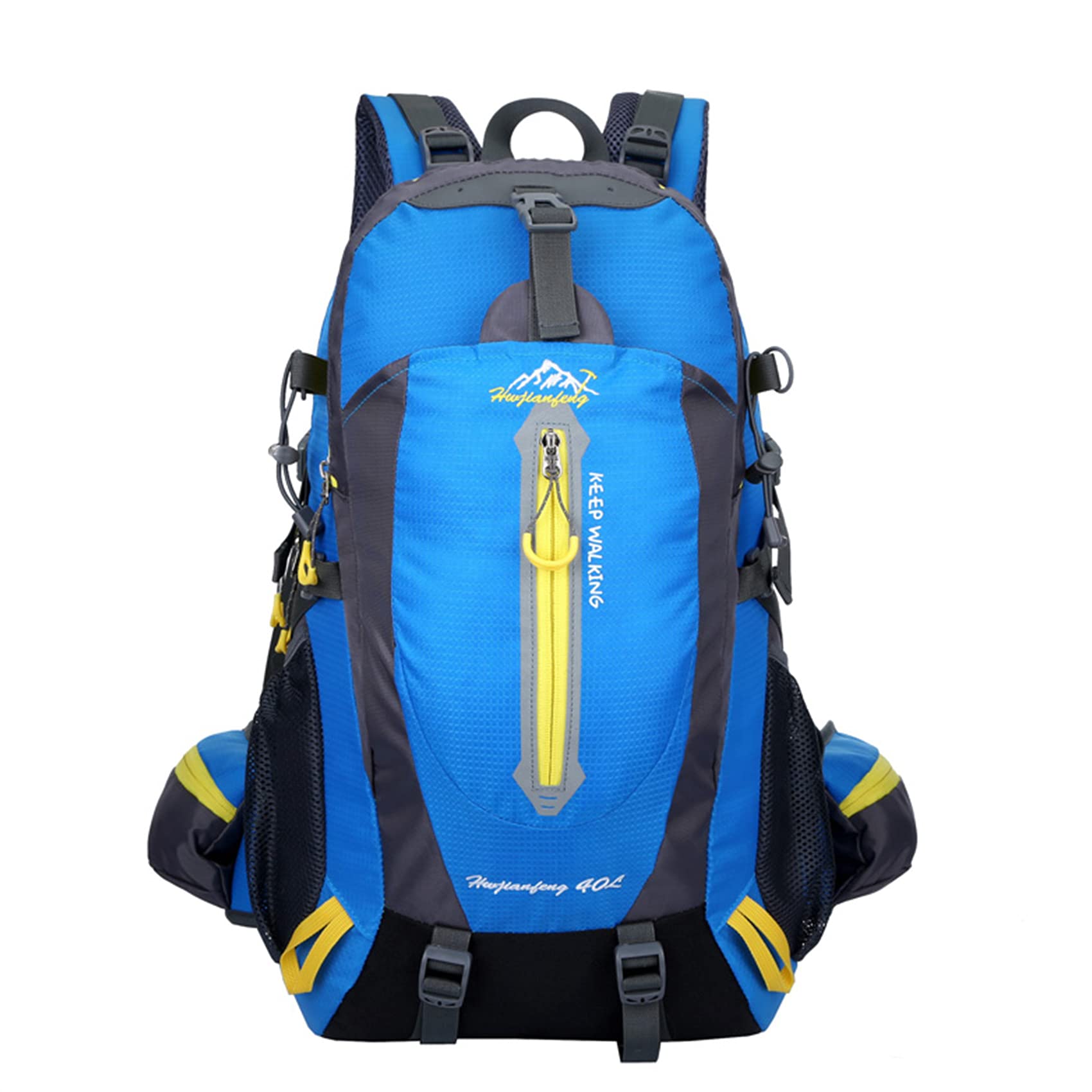 YANXUS 40L Hiking Backpack Men Lightweight Backpack for Hiking Travel Backpack for Men Airline Approved Day Hike Backpack Waterproof Backpack for Hiking Camping Backpack Blue