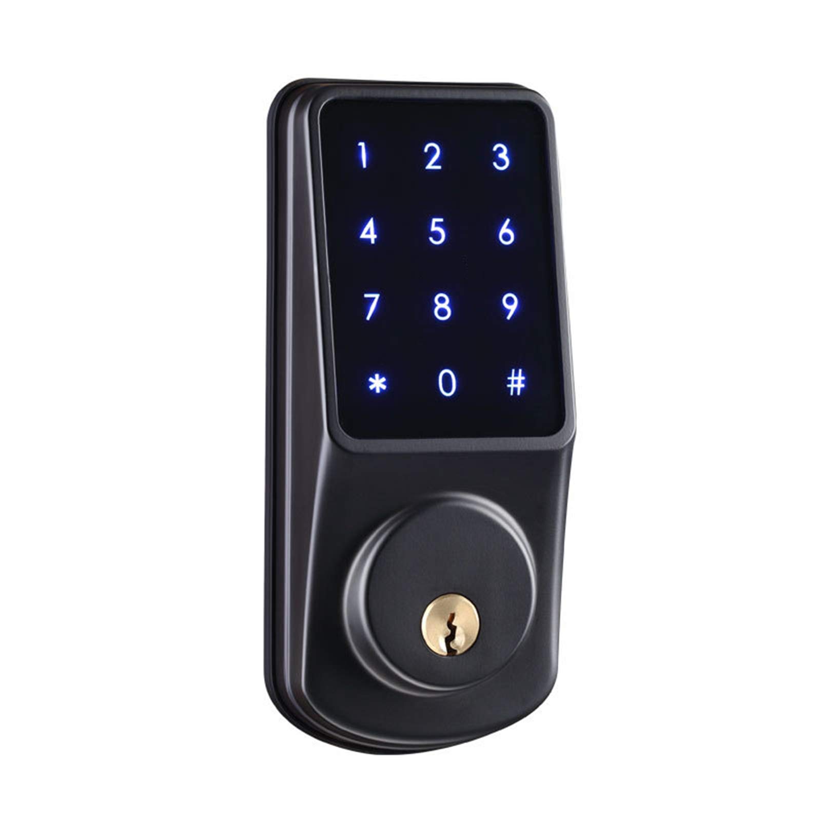 XinC Intelligent Fingerprint Padlock, Small Keyless Lock, Biometric Fingerprint Padlock with Lock,Keyless Smart Lock, Suitable for Home, Office.