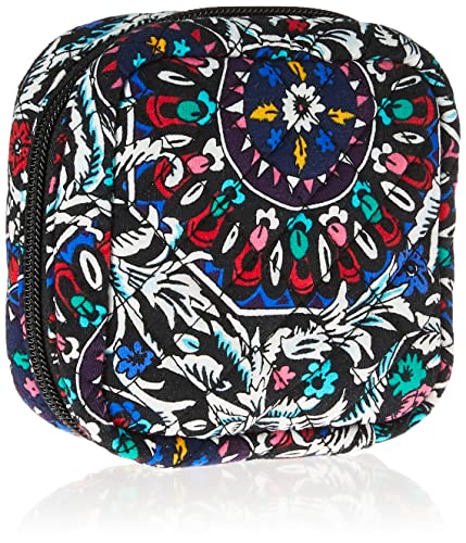 Vera Bradley Women's Mini Jewelry Organizer Case, Stained Glass Medallion, One Size
