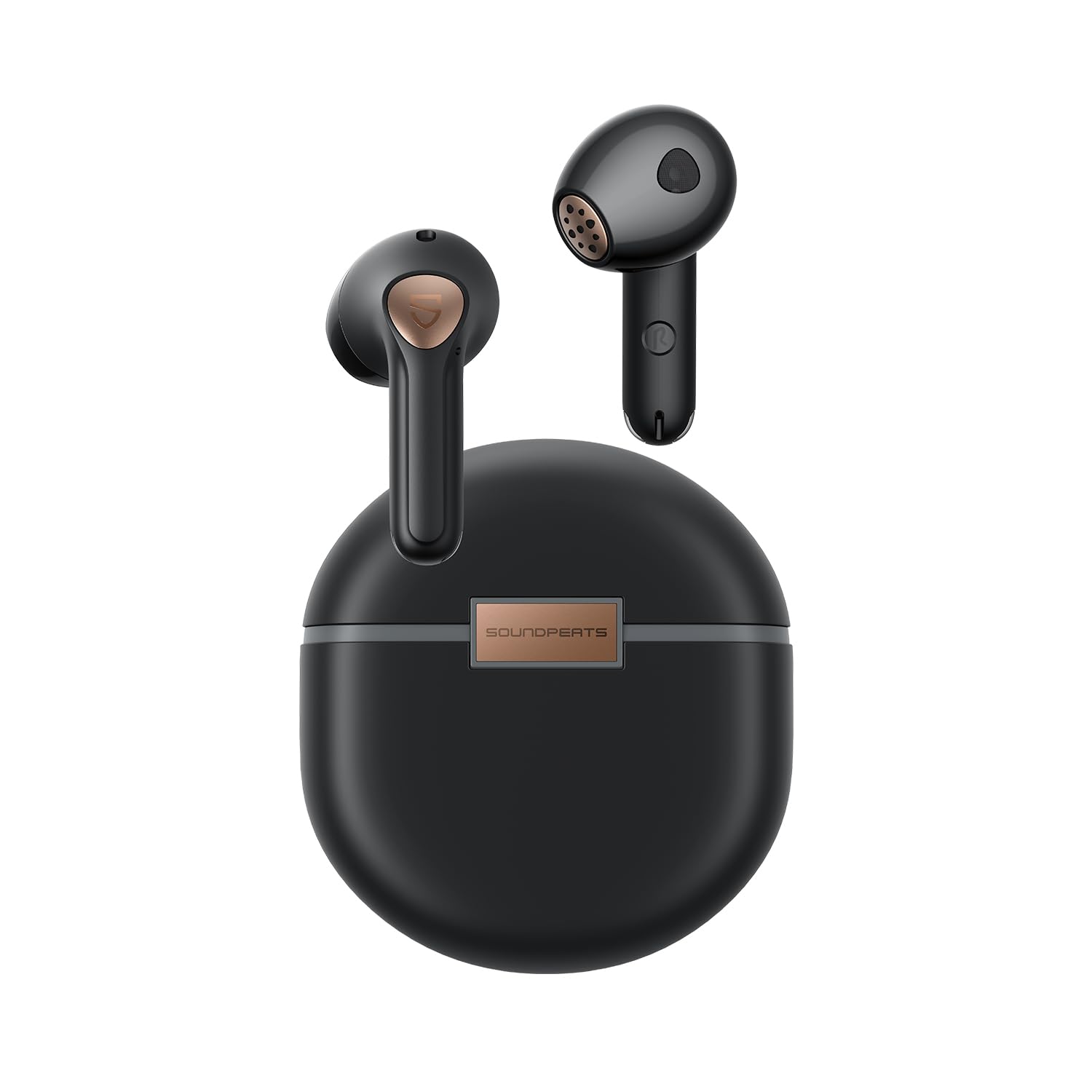 SoundPEATS Air4 Wireless Earbuds Bluetooth V5.3 with aptx Adaptive Lossless, Noise Cancellation Earphones with 6 Mics for Calls, Dual Device Connection, Total 26 Hours, Game Mode