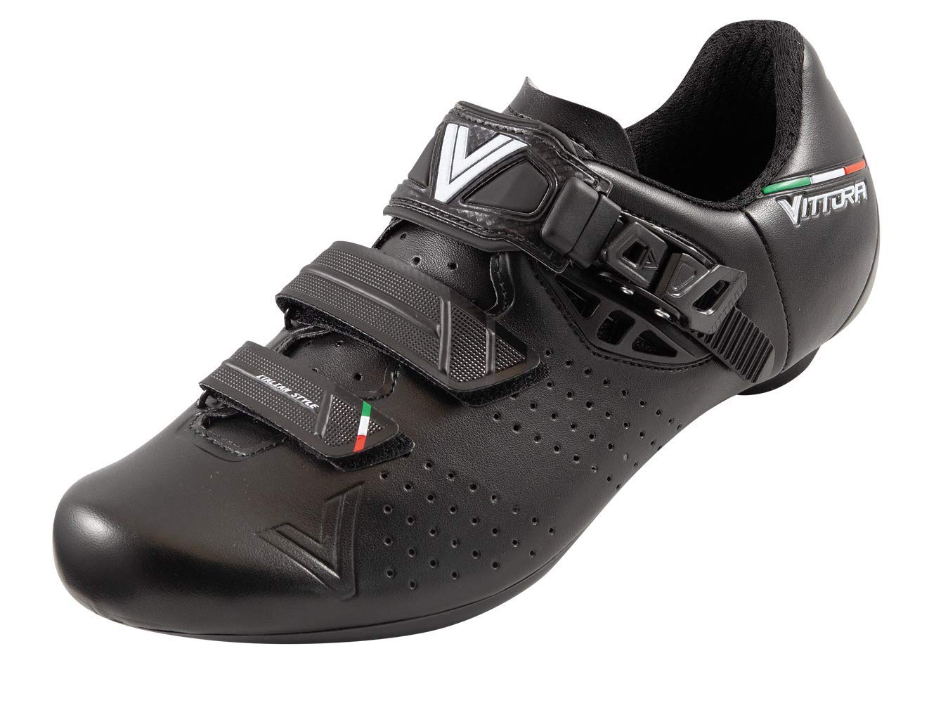 Vittoria Hera Performance Road Cycling Shoes (EU 48, Black)