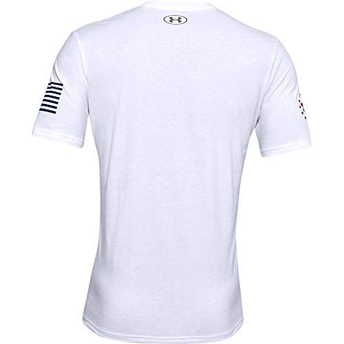 Under Armour Freedom Usa Olympic T-shirt, White (100)/Steel, Large