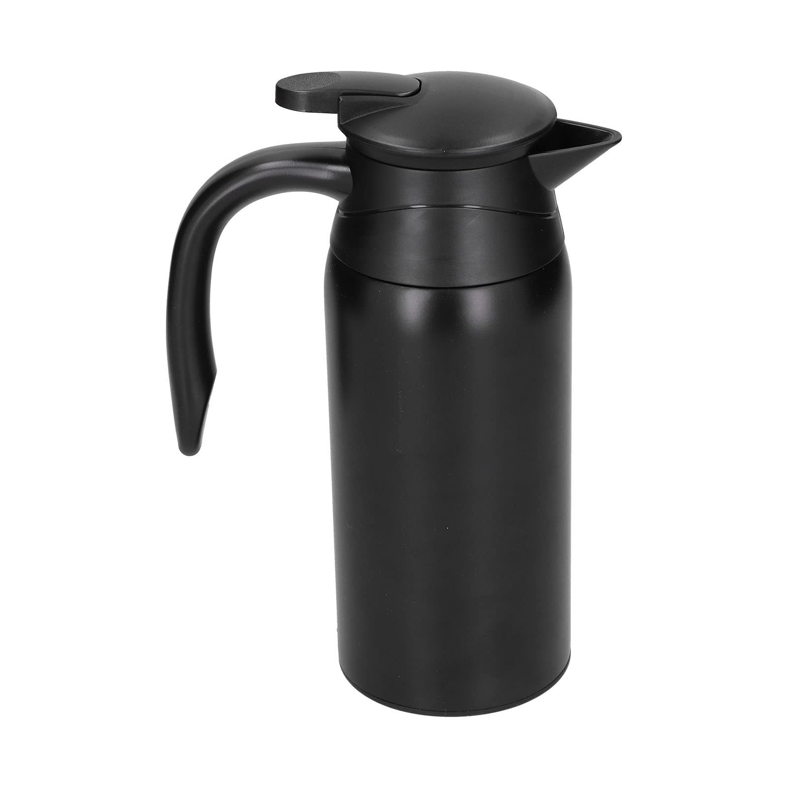 Tea Kettle Electric, 12V 24V Portable Insulation Water Heater Pot 800Ml Car Kettle Hot Water Kettle Electric, For Car, Traving Caming(12V/24V black)