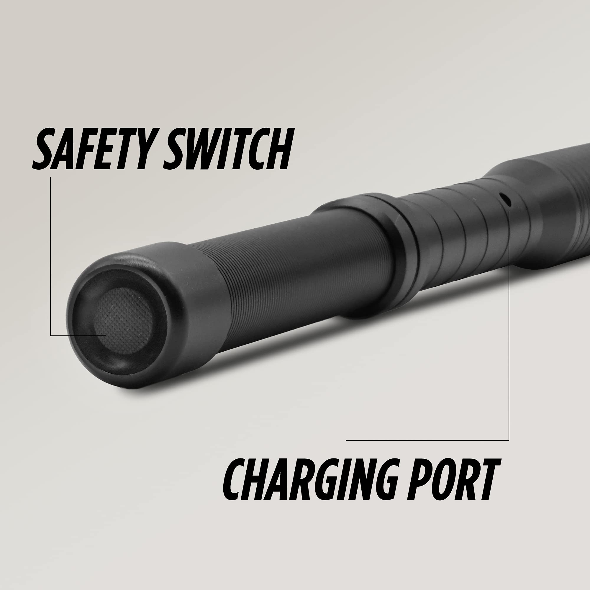 World's Only All-In-One Stun Gun - Pepper Spray - Flashlight, Guard Dog Security Olympian, Black