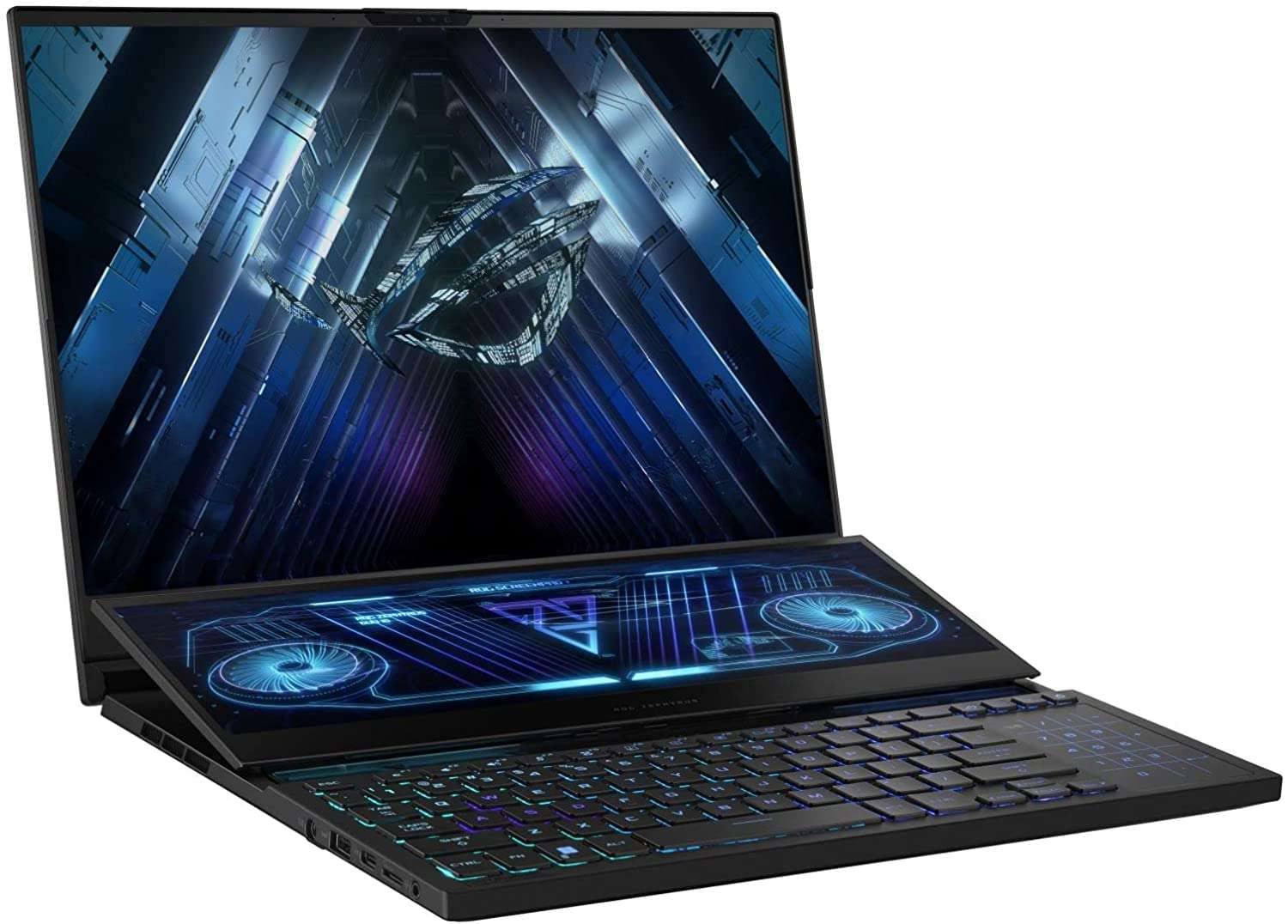 XOTICPC 2023 ASUS ROG Zephyrus Duo 16 GX650PZ Gaming Laptop (AMD Ryzen 9 7945HX, 64GB RAM, 1TB NVMe SSD, RTX 4080 12GB, 16" QHD+ 240Hz 3ms, Win 11 Pro) Gamer Notebook Computer