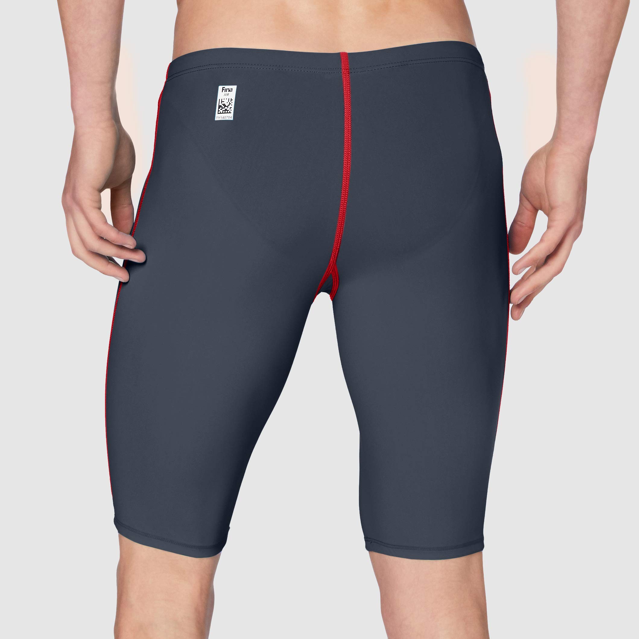 TYR TPSM6A5132 Male Thresher Short Grey/Red 32