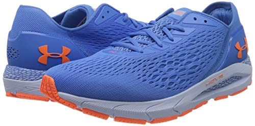 Under Armour Men's HOVR Sonic 3 Athletic Shoe, Water (400)/Orange Spark, 7.5 M US