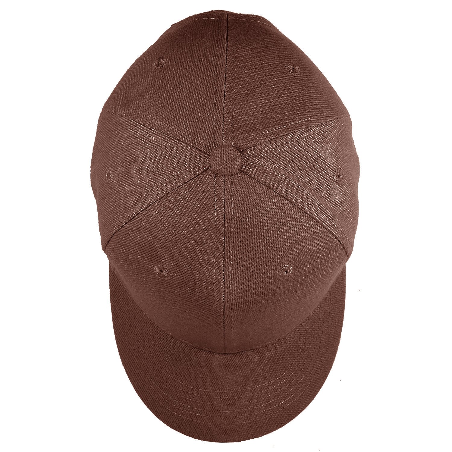 TZ Promise 12 Pack Wholesale Unisex Plain Solid Color Adjustable Baseball Caps Hats (Brown)