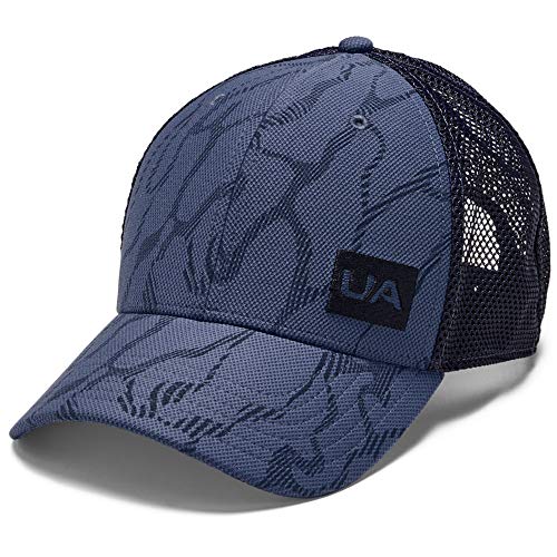 Under Armour Men's Blitzing Trucker 3.0 Cap, Blue Ink (497)/ Black, One Size Fits All