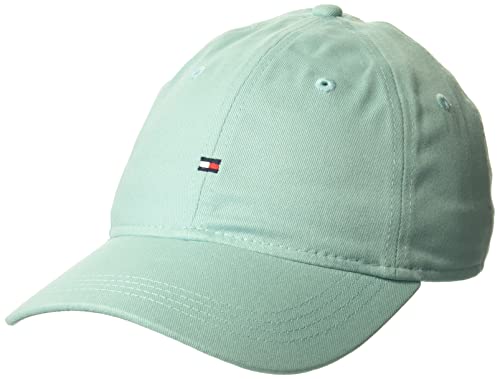 Tommy Hilfiger Men's Mini Flag Classic Baseball Cap, Blue Aqua