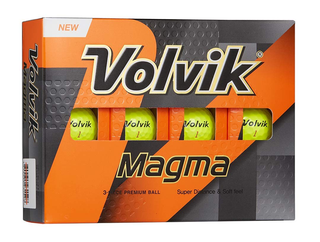 Volvik Magma Golf Balls - White, Large