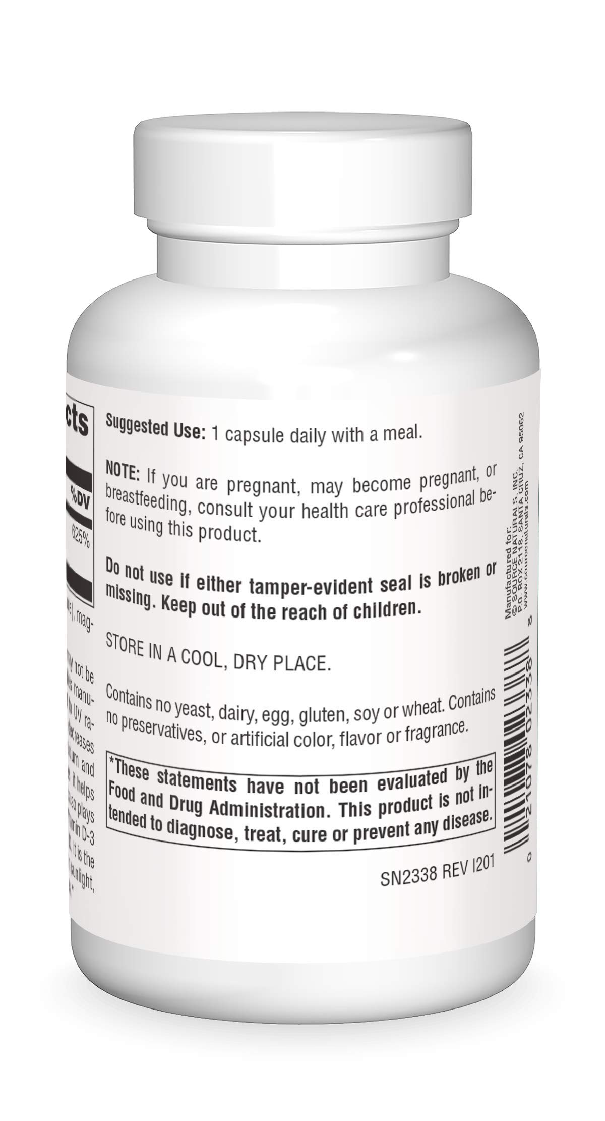 Source Naturals Vitamin D-3 5000 iu Supports Bone & Immune Health - 240 Capsules