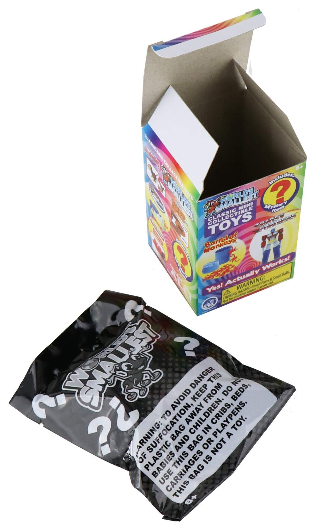 Worlds Smallest Classic Novelty Toy Series 4 Surprise Box - 3 Count