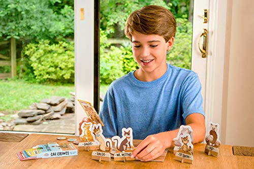 ThinkFun Cat Crimes Brainteaser - Engaging Logic Game for Kids and Adults | Develops Critical Reasoning Skills |Durable Components | Fun Cat Themed Artwork | Ideal for Ages 8+