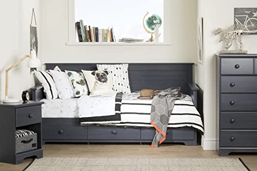 South Shore Daybed with 3 Storage Drawers, Blueberry