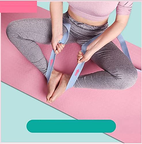 WowDude Non-Elastic Stretch Bands/Yoga Stretch Straps Resistance Exercise Bands for Women Resistance Bands Set for Legs and Butt Exercise & Fitness Accessories-Blue