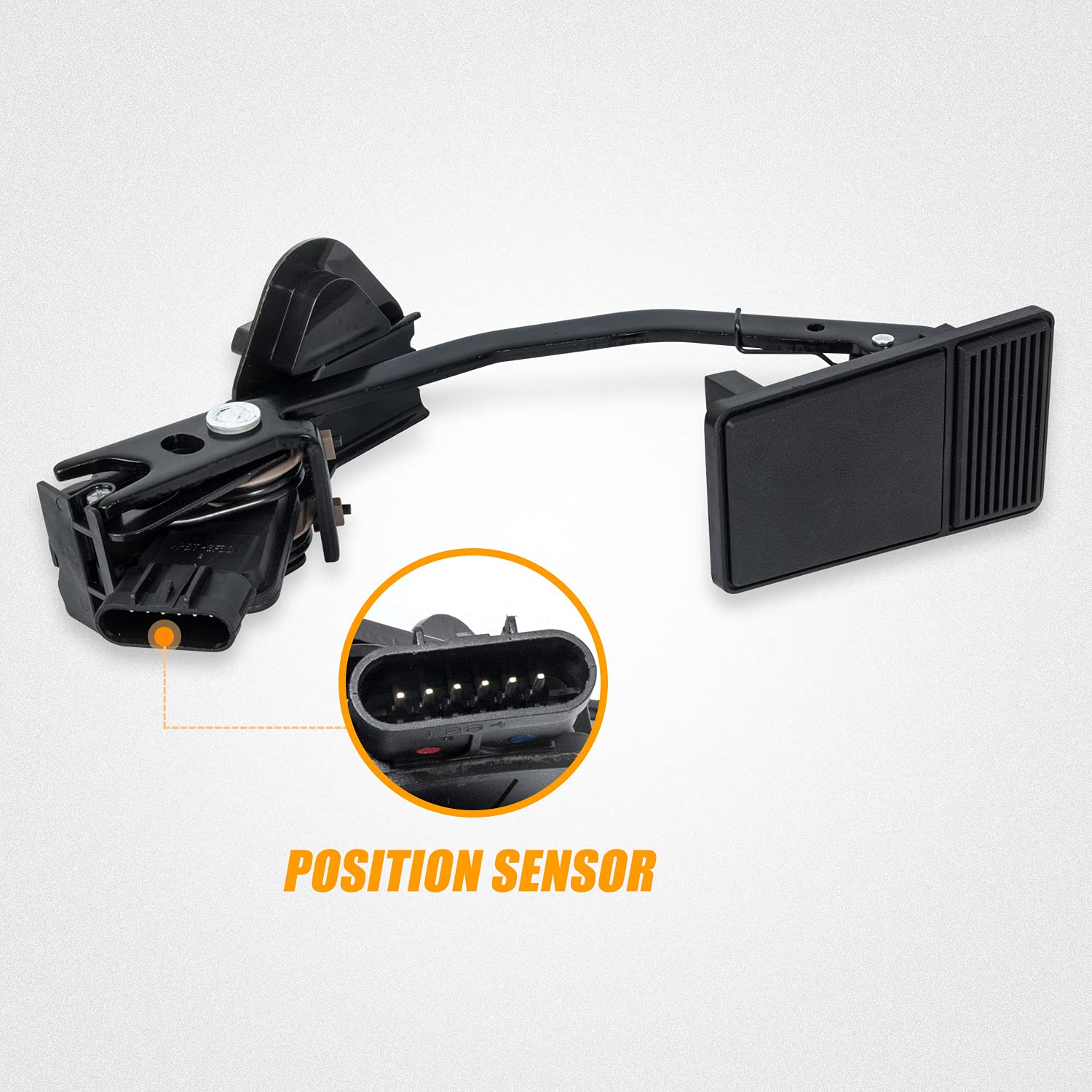 Wztepeng Replace# 25830023 Accelerator Pedal with Position Sensor Compatible with 2006-2008 Chevrolet Impala 2005-2008 Buick Allure 2005-2008 Buick Lacrosse