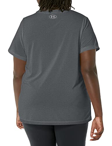 Under Armour Women's UA Tech Short Sleeve 3X Gray