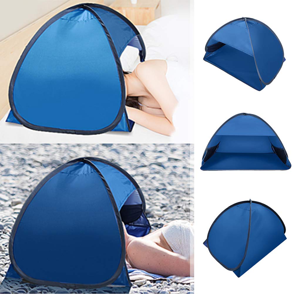 Sun Shelters Instant Sun Shade Canopy Pop Up Face Shade Canopy, Mini Automatic Shade Tent for Beach Camping Fishing Hiking Picnic