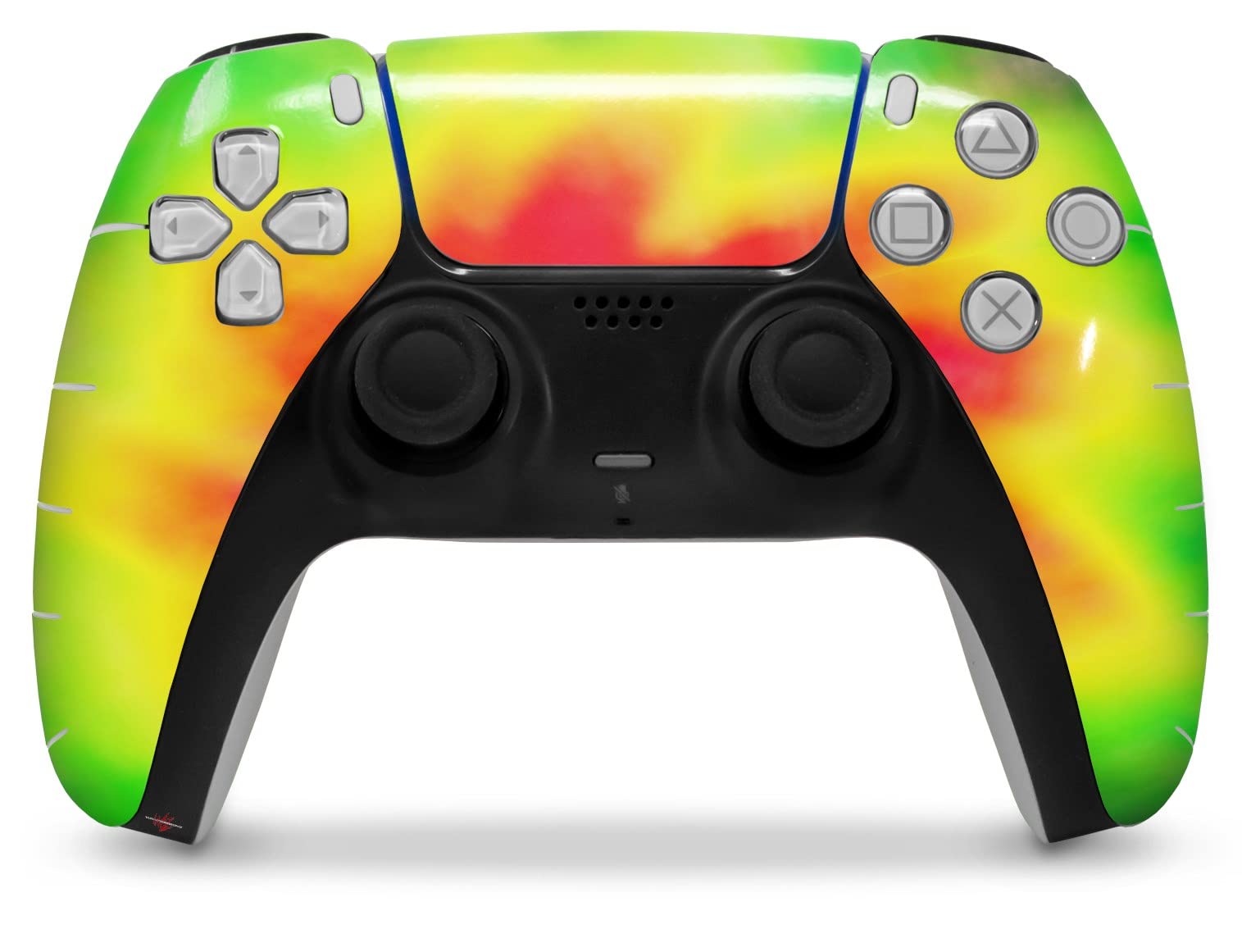 WraptorSkinz Skin Wrap compatible with Sony PS5 DualSense Controller Tie Dye (CONTROLLER NOT INCLUDED)