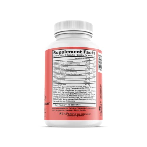 Womens Supplement That Boosts Libido | Enhance Intimacy, Passion and Desire | Miura Puama for Female Specific Arousal | Love Goddess | Vitamin | Warped Wellness