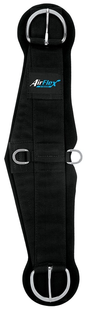 Weaver Leather AirFlex Roper Cinch , Black , 36"