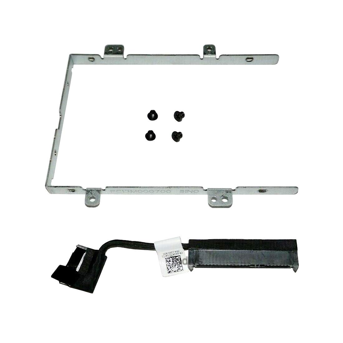 Todiys SATA Hard Drive SSD Connector Cable + HDD Caddy Bracket for Dell Latitude E5550 Laptop DC02C007700 02MJ92 0YH6GK CN-0YH6GK KGM7G 0KGM7G CN-0KGM7G