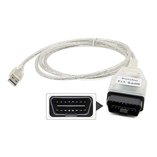 Washinglee V13MPPS ECU Programming Cable for EDC15 EDC16 EDC17 MED9.X ME7.X and Siemens PPD1/X, OBD2 ECU Chip Tuning Tool.
