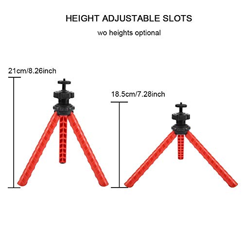 Tripod Slefie Stick,Handheld Portable Mini Folding Abs Extendable Tripod Selfie Stick Stand with 360 Degree Rotation Ball Head for Cellphone,Mirrorless/Action/Lightweight Camera(4#)
